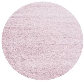 Ayyildiz koberce Kusový koberec Life Shaggy 1500 pink kruh - 80x80 (průměr) kruh cm