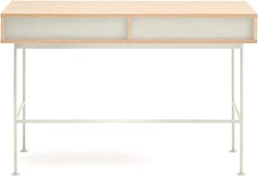 Pracovní stůl s deskou v dubovém dekoru 60x120 cm Yoko – Teulat