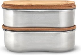 Dělený svačinový box 2 ks Bento – Black + Blum