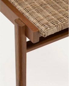 Dřevěná zahradní židle v přírodní barvě Itani – Kave Home