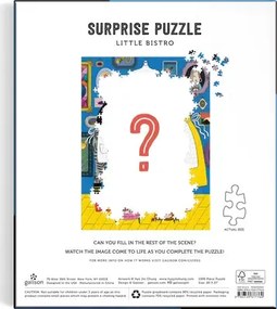 GALISON Surprise puzzle Malé bistro / 1000 dílků