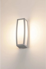 LA 230044 Venkovní svítidlo MERIDIAN BOX nástěnná stříbrnošedá 230V E27 20 - BIG WHITE (SLV)