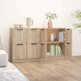 Příborníky 2 ks dub sonoma 60 x 30 x 70 cm kompozitní dřevo 3115806