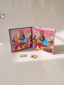 Sinsay - Magnetické puzzle s motivem princezen 40 kusů - vícebarevná
