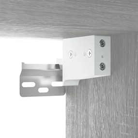 Nástěnné TV skříňky 2 ks šedé sonoma 80 x 34,5 x 40 cm 3188356
