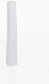 Elegantní váza OBELISK, sklolaminát, výška 80 cm, bílá