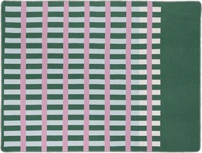 Zelená/růžová deka 160x200 cm Onu – noo.ma