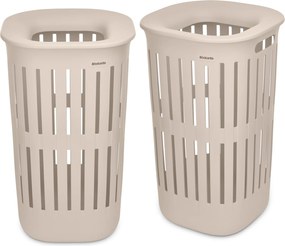 Brabantia Koš na prádlo Collect-it 2ks 55L béžová