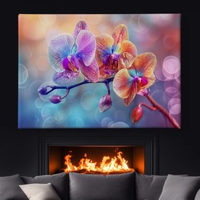 Obraz na plátně - Orchidej, tři bratři FeelHappy.cz Velikost obrazu: 40 x 30 cm