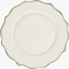 Ručně malovaný mělký talíř Scalloped