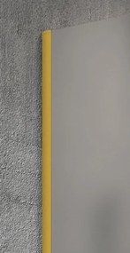 Gelco VARIO GOLD MATT sprchová zástěna 90 x 200 cm jednodílná k instalaci ke stěně matné sklo zlatá mat GX1413-01