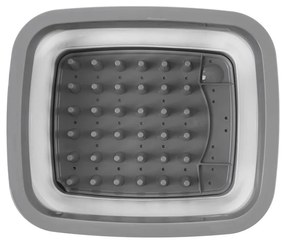 Orion Odkapávač na nádobí / skládací dřez, silikonový, KEMP, 10l