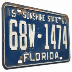 Americká SPZ Florida 1963 Sunshine State 68W-1474