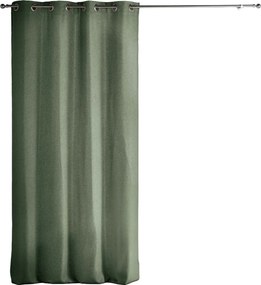 Záclona na průvlecích CHAMBRAY CHINEA CEDRE, 135 x 240 cm, zatemňující