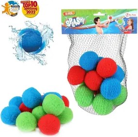 TEDDIES Vodní bomby 12 ks / Hračka do vody / Látka / 5 cm / V síťce