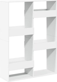Dělicí stěna bílá 100 x 33 x 135 cm kompozitní dřevo 3309555