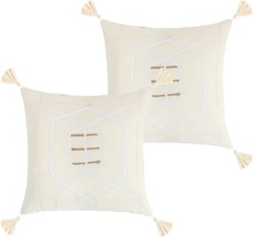 Bellatex Povláček PERU SET 2ks 40x40 cm Natur 6