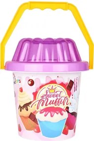 Sada na písek kyblík s cupcake dortíky 2 barvy / Hračka na písek / 11