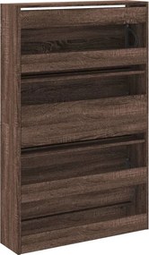 vidaXL Botník 80 x 21 x 125,5 cm kompozitní dřevo [839926] Barva: dub sonoma