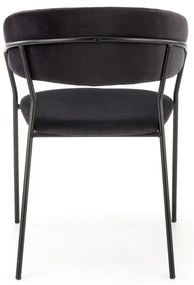 Jídelní židle Rolland, černá