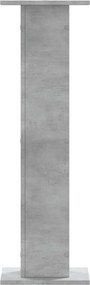 Stojany na rostliny 2 ks betonově šedé 30 x 30 x 95 cm kompozit 3307876