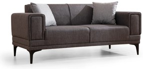 Hanah Home Dvoumístná pohovka HORIZON tmavě šedá 170 cm