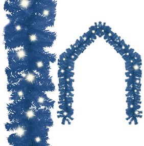 vidaXL Vánoční girlanda s LED světýlky 20 m modrá