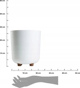 Plastový květináč na nožičkách Terra - výběr z 6 provedení