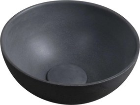 Sapho Small - Umývátko na desku, průměr 26 cm, bez přepadu, antracit MR26016