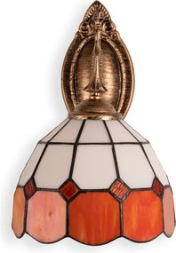 BRILAGI - Tiffany vitrážová nástěnná lampa SIENNA 1xE14/40W/230V