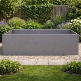 BestBerg Vyvýšený cortenový zahradní záhon  BBGR-860CT / 860 l / 200 x 100 x 43 cm / corten
