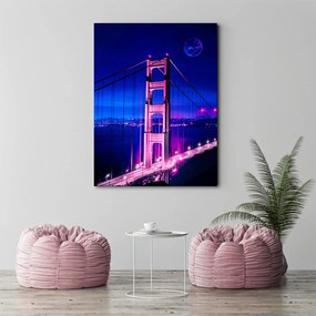 Gario Obraz na plátně Růžový most - Gab Fernando Rozměry: 40 x 60 cm