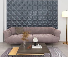 vidaXL Nástěnné panely 48 ks 50 x 50 cm XPS 12 m² ametyst [356942] Barva: Origami šedá