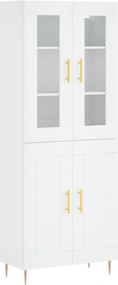 Skříň highboard bílá 69,5 x 34 x 180 cm kompozitní dřevo 3198329