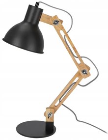 Stolní lampa 1xE27/40W/230V černá
