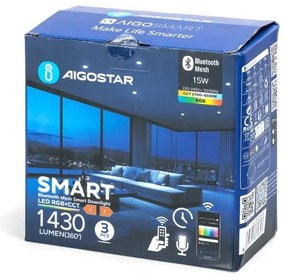 Aigostar -SADA 3x LED RGBW Stm. podhl. svítidlo MESH 15W/230V 2700K-6500K pr.17cm