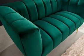 Designová sedačka Nikolai 165 cm smaragdová zelená