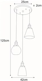 Závěsné svítidlo K-8036B-3 z řady SAMANTA