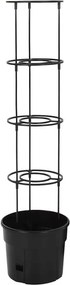 Truhlík na pěstování rajčat antracit Ø 29,5x115 cm polypropylen 152209