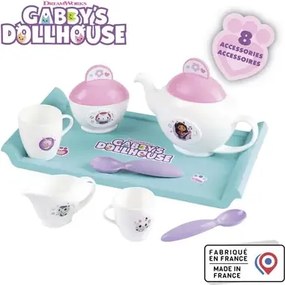 Smoby Gabby´s Dollhouse Čajový set s tácem / od 3 let