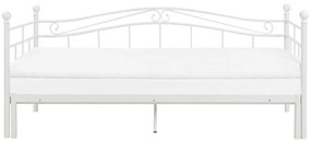Jednolůžková postel 200 x 80 cm Toki (bílá) (s roštem). 1076250