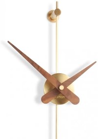 Designové nástěnné hodiny Nomon Punto y coma Gold N 113cm