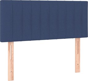 Box spring postel s matrací modrá 80x200 cm textil 3140735