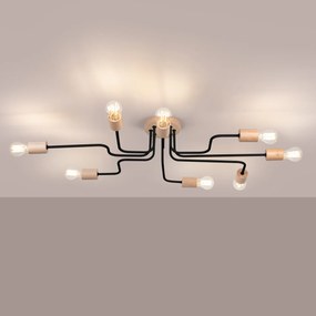 Sollux Lighting Lustr TIMBO 8 černý