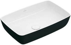 Villeroy & Boch Artis - Umyvadlo na desku, 580x380 mm, Coal Black 417258BCT8