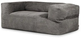 Tmavě šedý manšestrový sedací vak Sofa MooG – SLOWDOWN