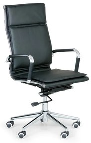 Kožená kancelářská židle KIT CLASSIC, černá