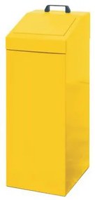 Kovona  Kovový odpadkový koš na tříděný odpad, objem 100 l, žlutý