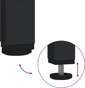 vidaXL Stojan na monitor 37 x 23 x 14 cm kompozitní dřevo [833998] Barva: kouřový dub