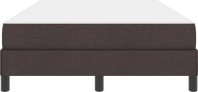 Postel s boxspringem Tmavě hnědá 120 x 200 cm textil 3398482
